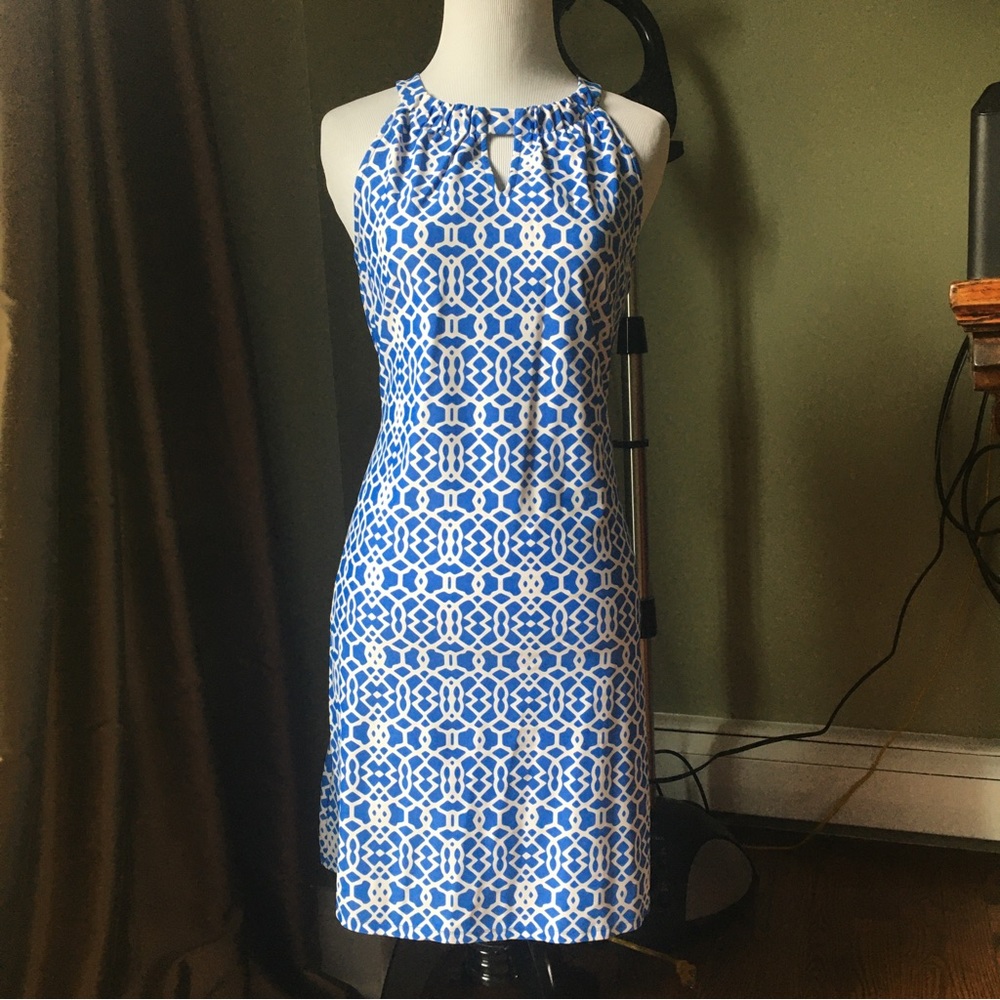 Jude Connally Lisa Keyhole Halter Sleeveless Lattice … - Gem